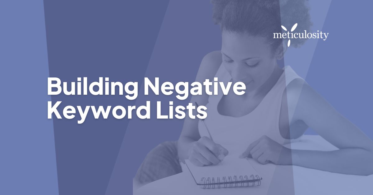Building Negative Keyword Lists